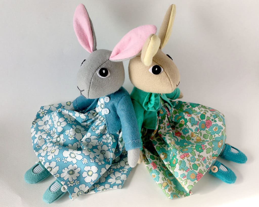 Tabitha - a rabbit doll sewing pattern with removable clothes | Tilly ...
