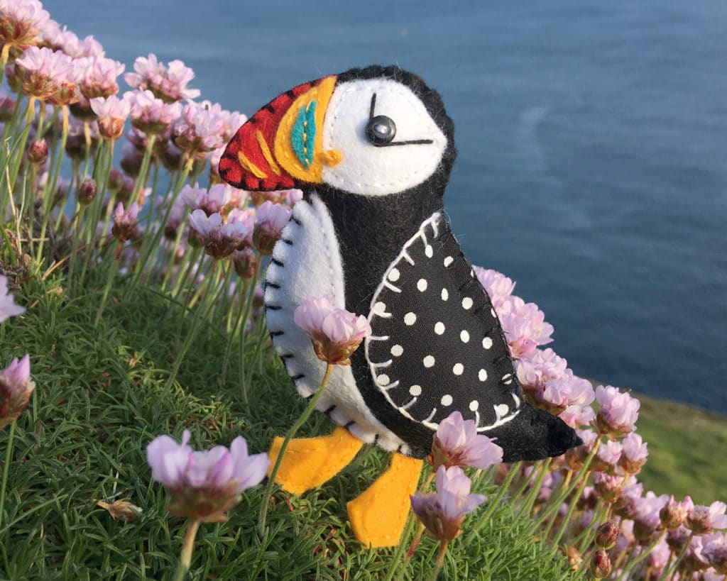 Felt puffin pattern PDF | Tilly & Puffin