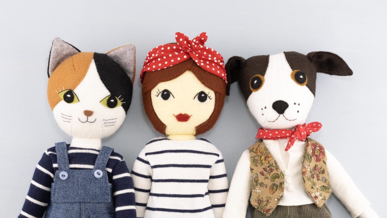 Toby the Dog Sewing Pattern | Tilly & Puffin