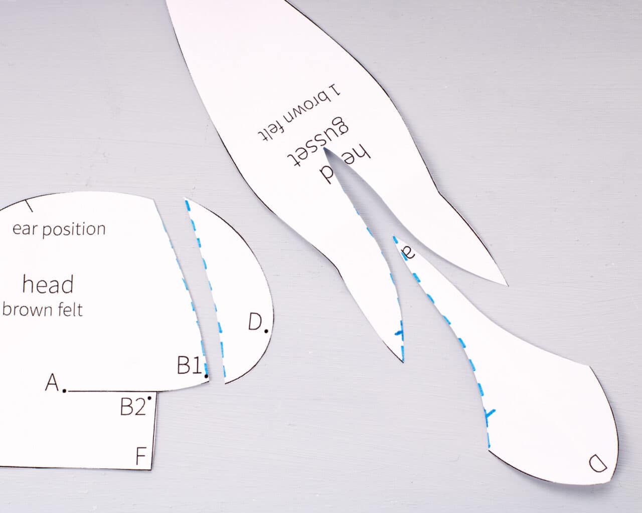 How to Make a Dutch Rabbit Felt Toy | Tilly & Puffin