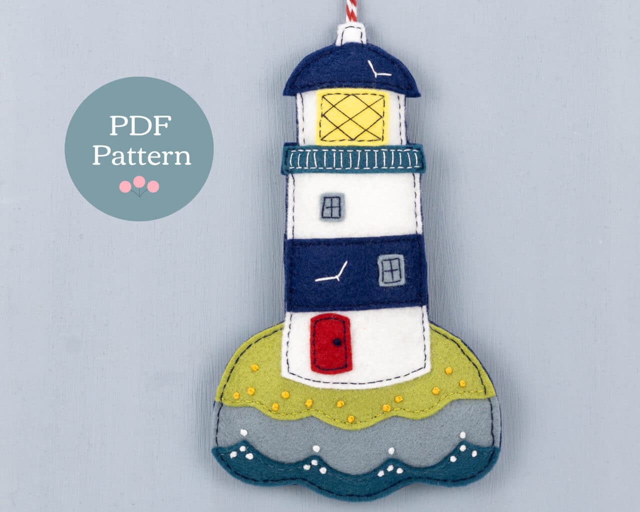 Free Lighthouse Pattern | Tilly & Puffin
